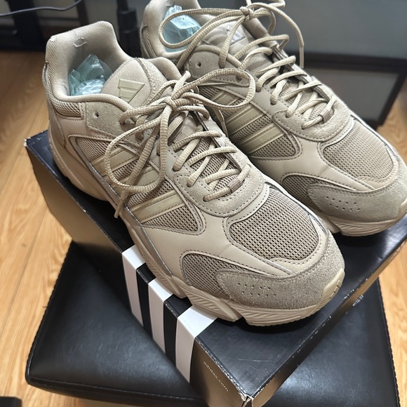 adidas | Shoes | Adidas Mens Athletic Shoes In Beige | Poshmark